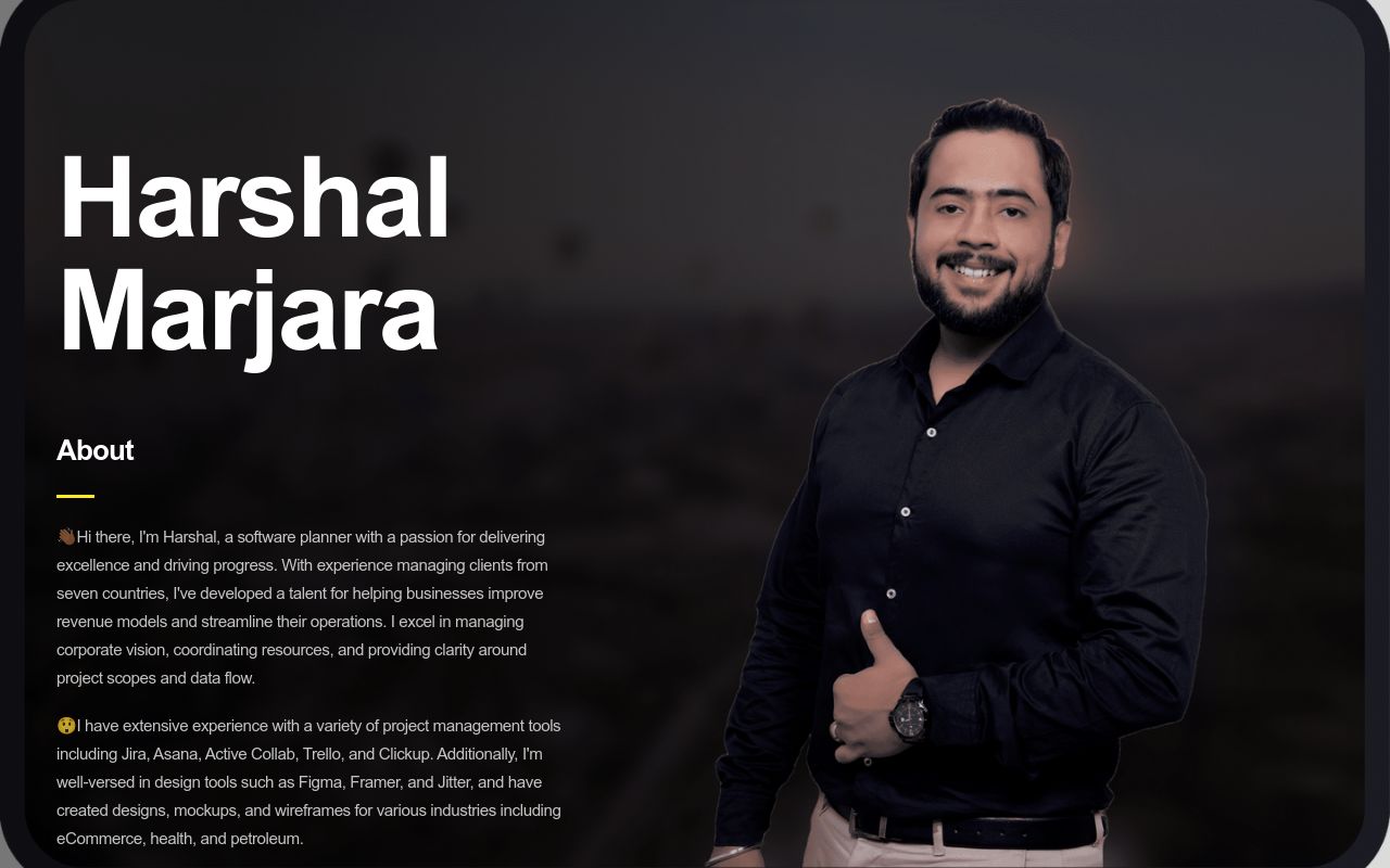 About Harshal Marjara